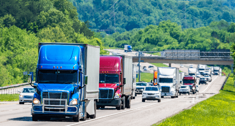 How to Safely Drive Behind a Semi on the Interstate