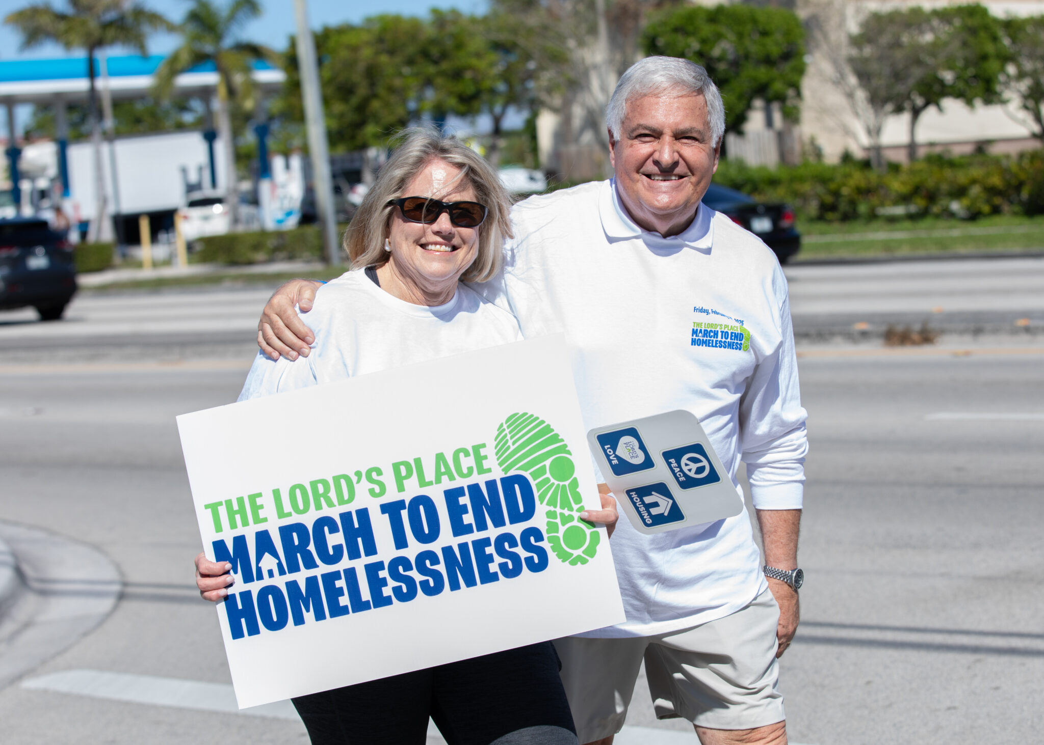 The Lord's Place March to End Homelessness in West Palm Beach, FL